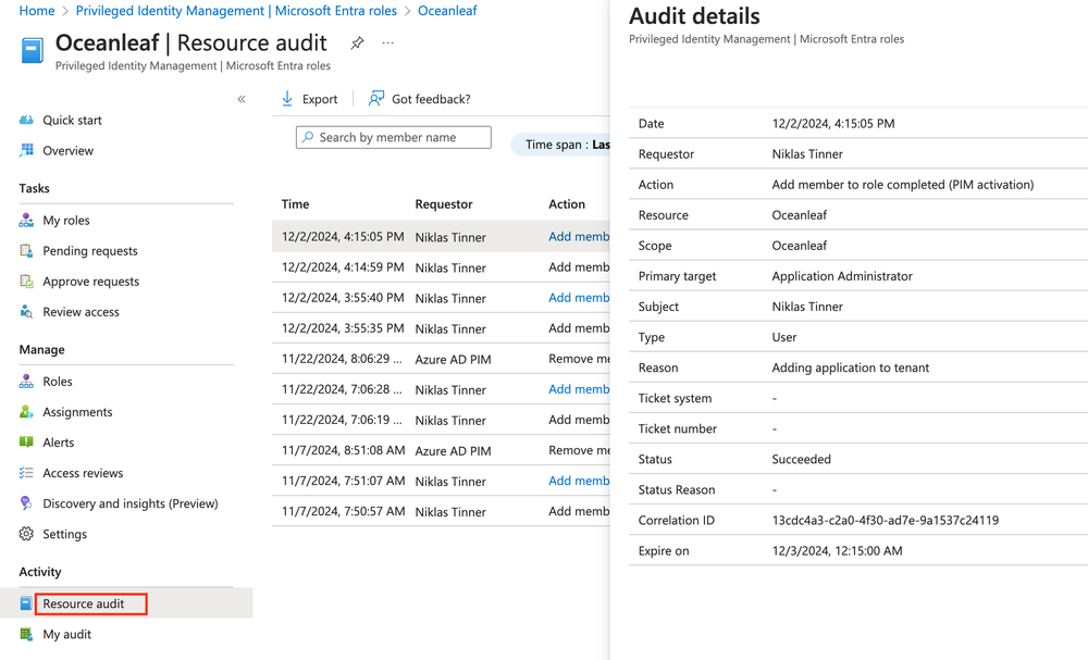 Privileged Identity Management (PIM) concept + setup