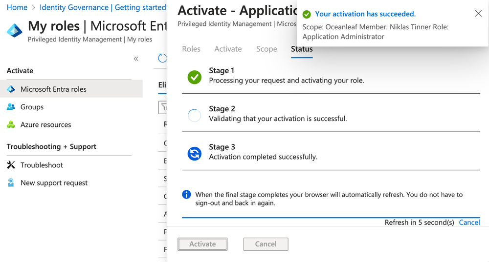 Privileged Identity Management (PIM) concept + setup