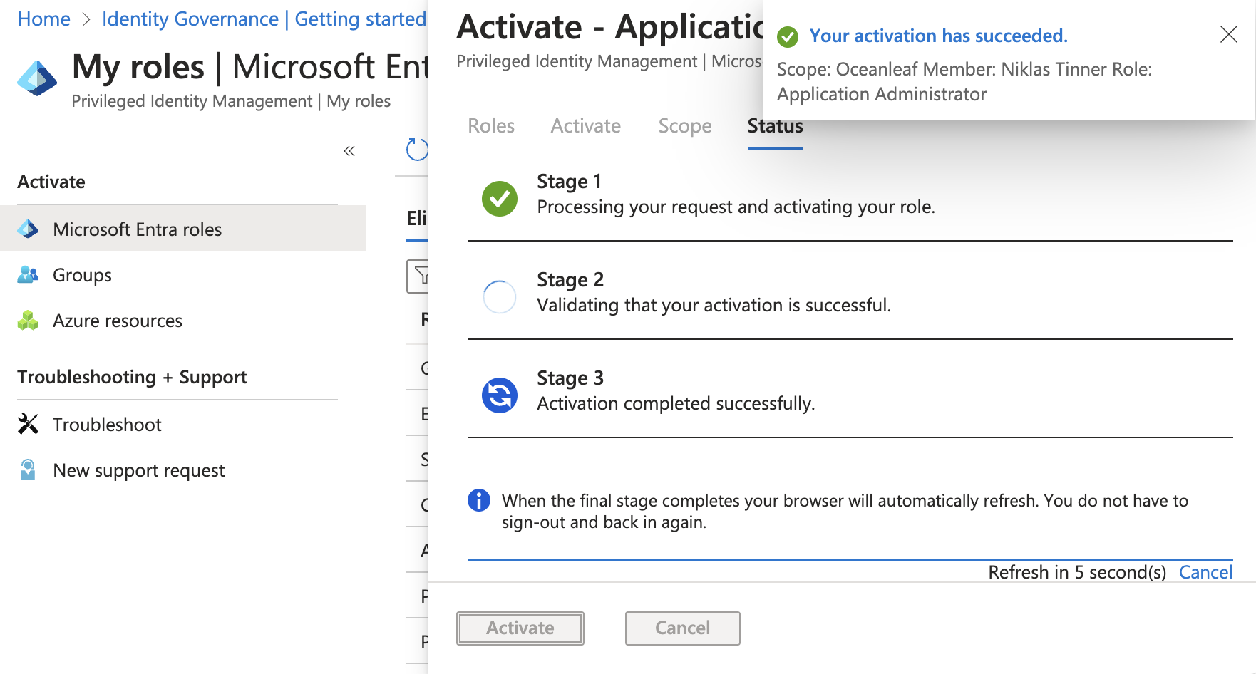 Privileged Identity Management (PIM) concept + setup