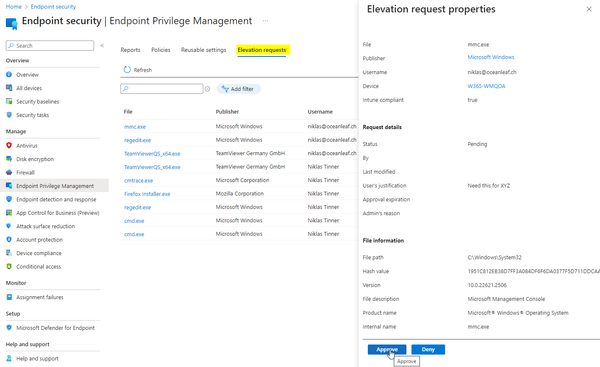 Endpoint Privilege Management deployment guide