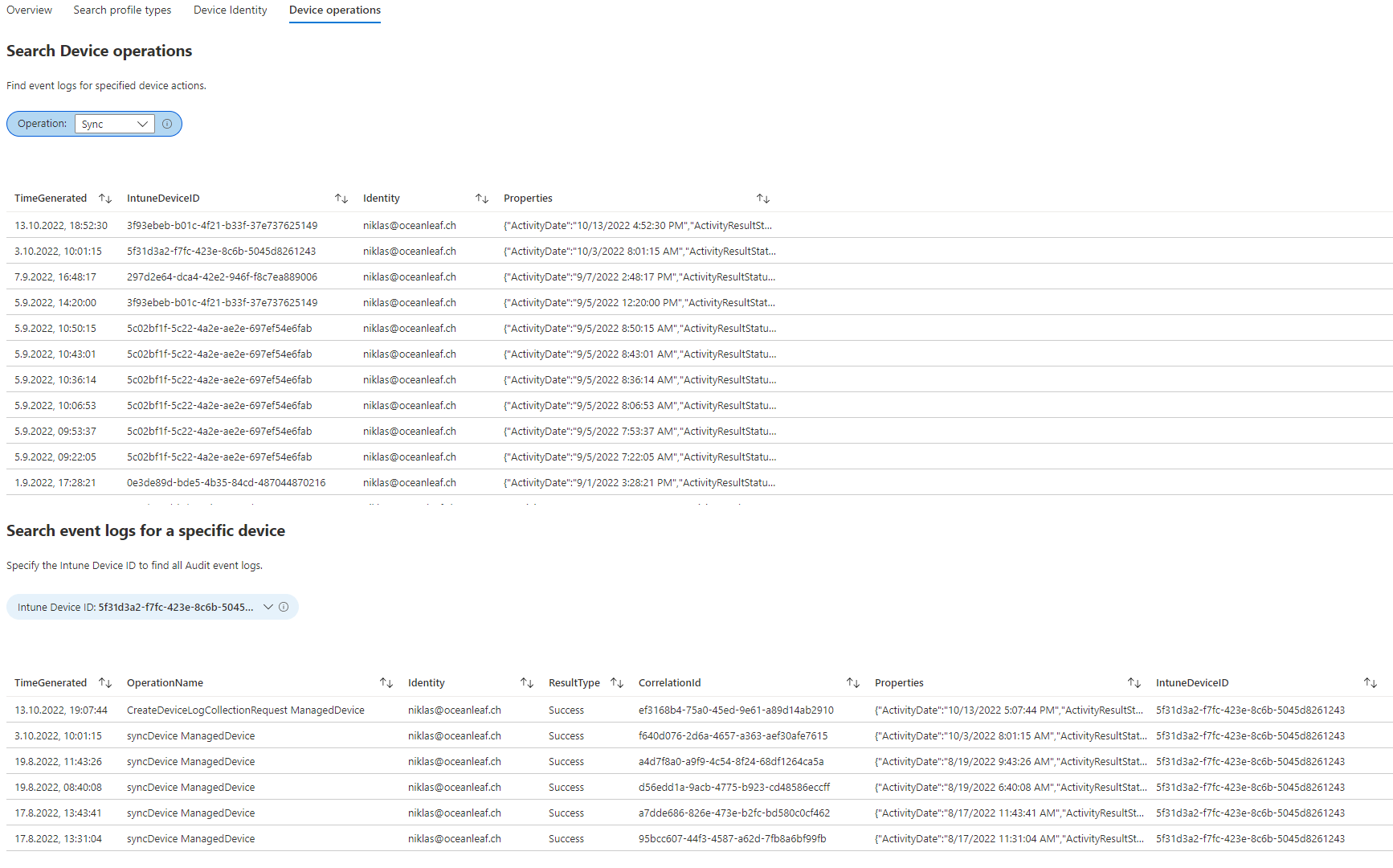 Intune change tracking (Azure Workbook)